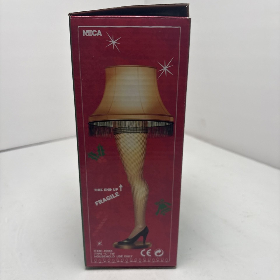 A Christmas Story 8” Leg Lamp Night Light NECA Wall Plug Lite with ...