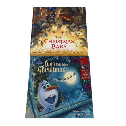 Frozen Olaf Night Before Christmas Book & CD Hardcover The Christmas ...