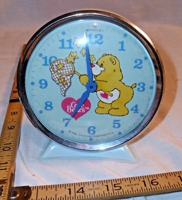 BRADLEY CARE BEARS ANIMATED ALARM CLOCK 1970s | eBay