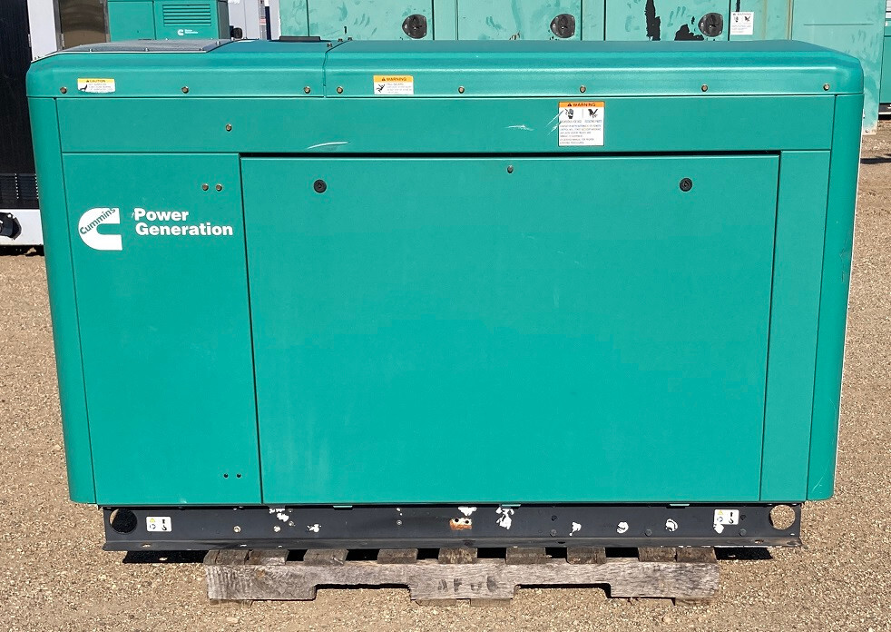 25 kw Cummins / Mitsubishi Natural Gas or Propane Generator - 266 Hours ...