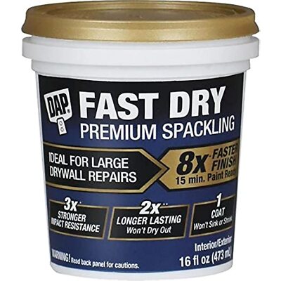 DAP Products Fast Dry Premium Spackling 32.0 Fl Oz, Off White | eBay