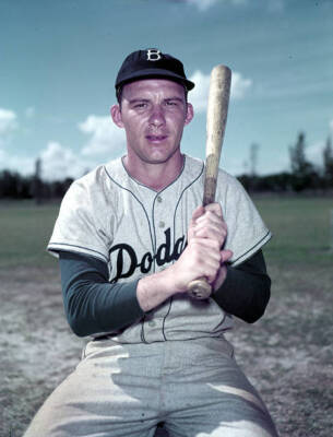 Catcher Rube Walker Of The Brooklyn Dodgers 1951 Baseball OLD PHOTO 3 ...