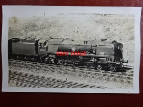 PHOTO SR MERCHANT NAVY CLASS LOCO NO 35005 CANADIAN PACIFIC | eBay
