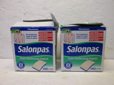 SALONPAS 280 Pain Relieving Patches External Arthritis Back Relief TORN ...