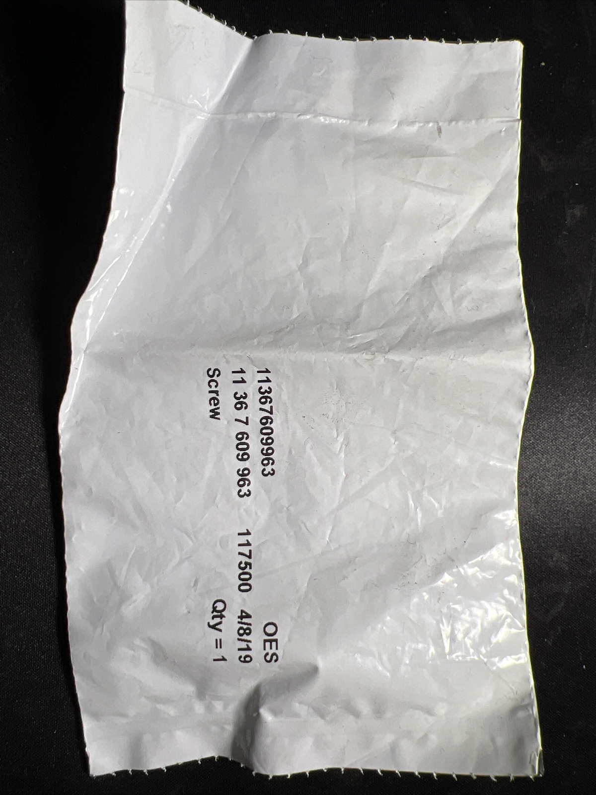 BMW Torx-Head Self-Tapping Bolt Screw 7.0 x 30 mm 11367609963 New ...