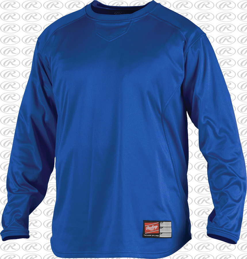 Rawlings Baseball Fleece Warm Up Pullover Youth and Adult UDFP2 ...