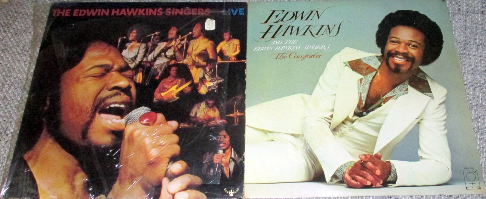 Edwin Hawkins Lot of 2 The Comforter & Live - LP Record | eBay