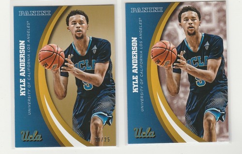 KYLE ANDERSON 2015 UCLA COLLEGIATE PANINI #71 GOLD PARALLEL SERIAL #'D /25 | eBay