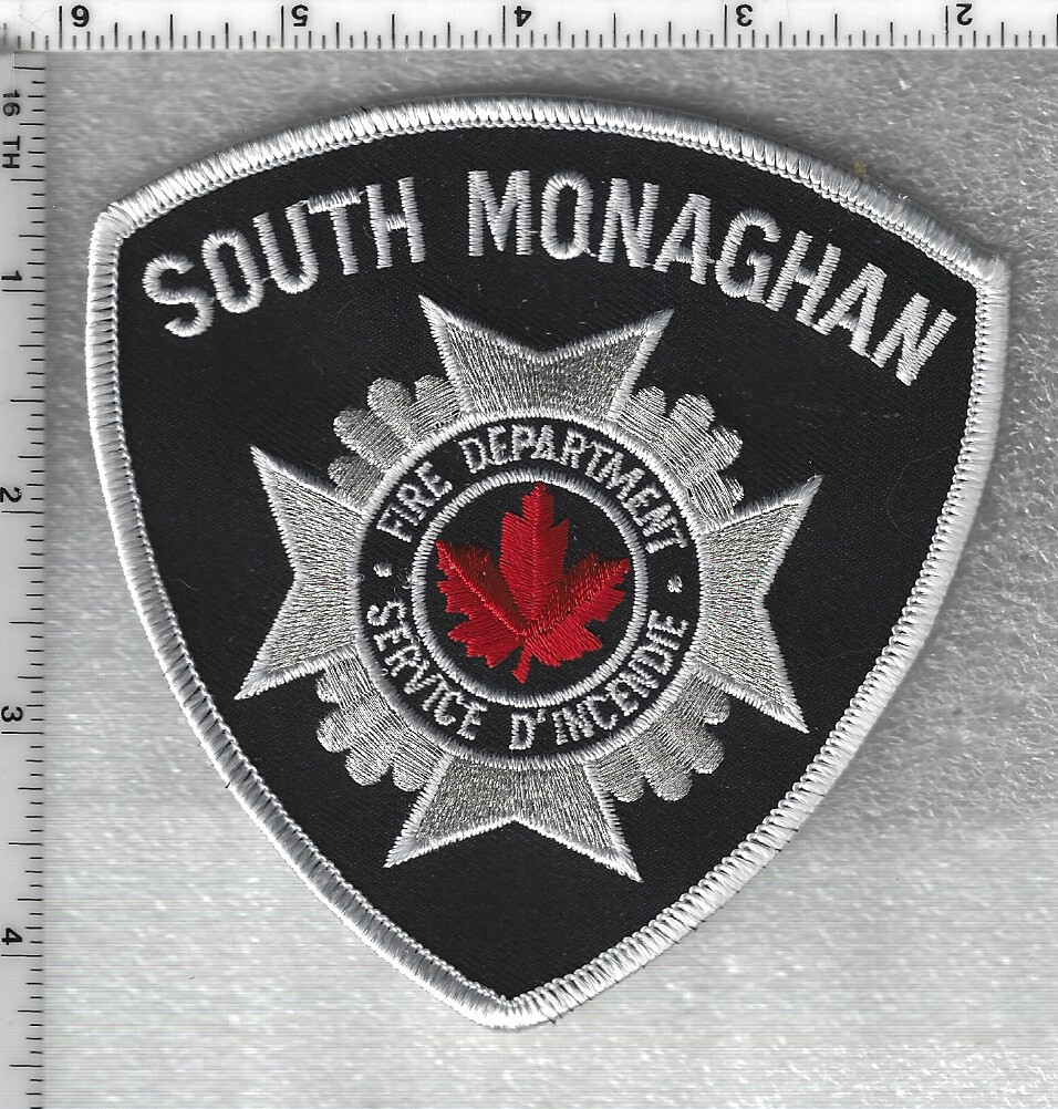 South Monaghan Fire Dept Service D'Incendie (Ontario, Canada) Shoulder ...