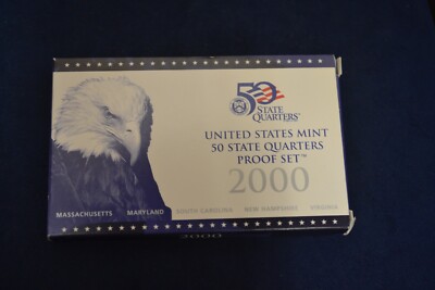 2000 S U.S 50 State Quarter Proof Set in OGP | eBay