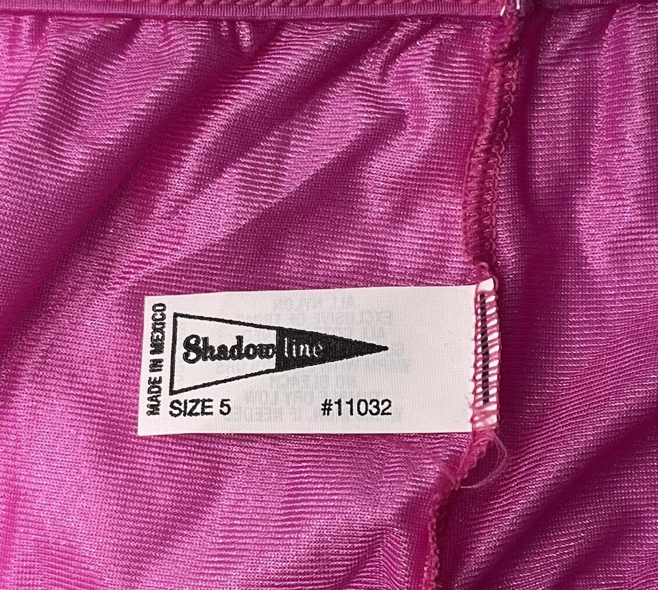Shadowline Bikini Panty Shiny Nylon Wide Gusset Sissy Silky 5/S Hot ...