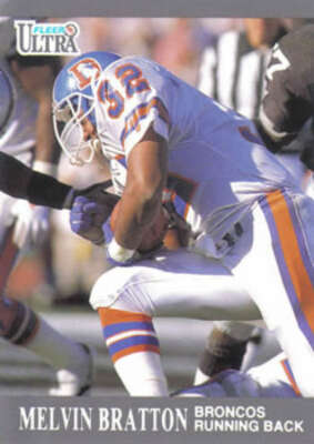 1991 Fleer Ultra #34 Melvin Bratton NM-MT Broncos | eBay