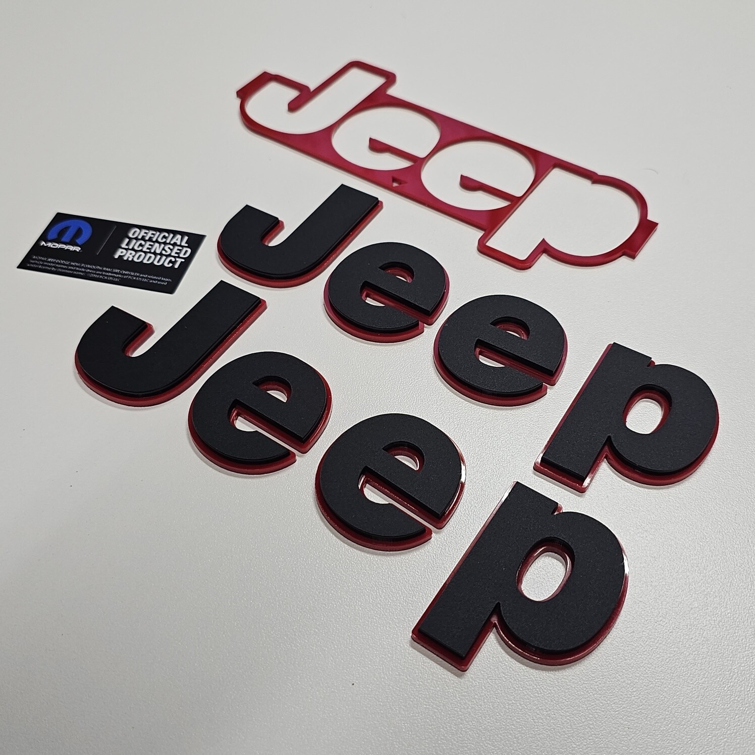Officially Licensed Laser Cut Acrylic Jeep Wrangler Gladiator Emblems ...