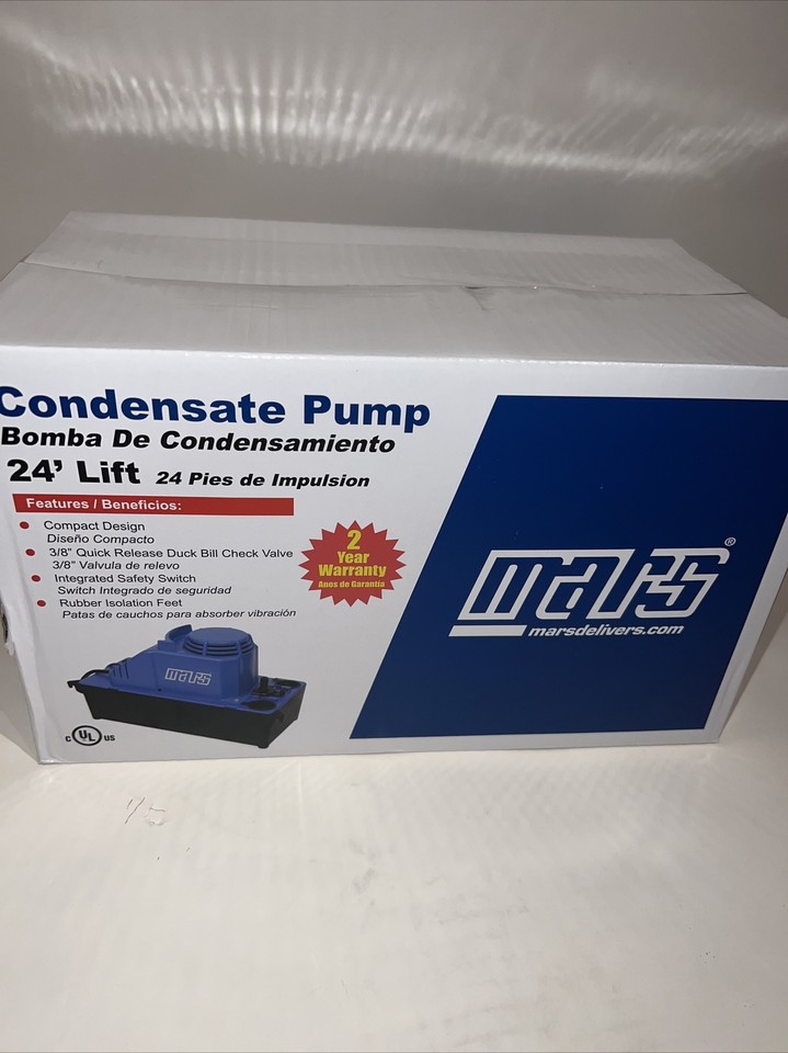 Mars 21781 24' Lift Condensate Pump 115V, 60Hz. New & Free Shipping | eBay