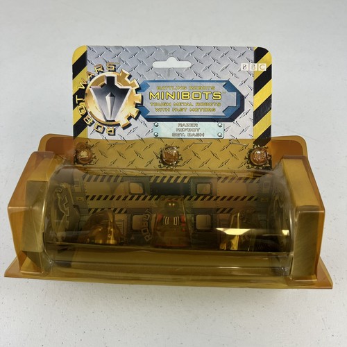 RARE BBC Robot Wars Minibots - Razer - Refbot - Sgt Bash - NEW & SEALED ...