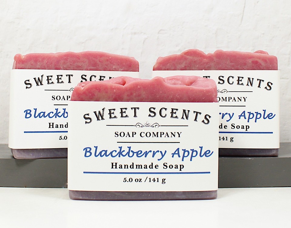 Blackberry Apple Soap - Handmade, Cold Process, Scented Soap | eBay