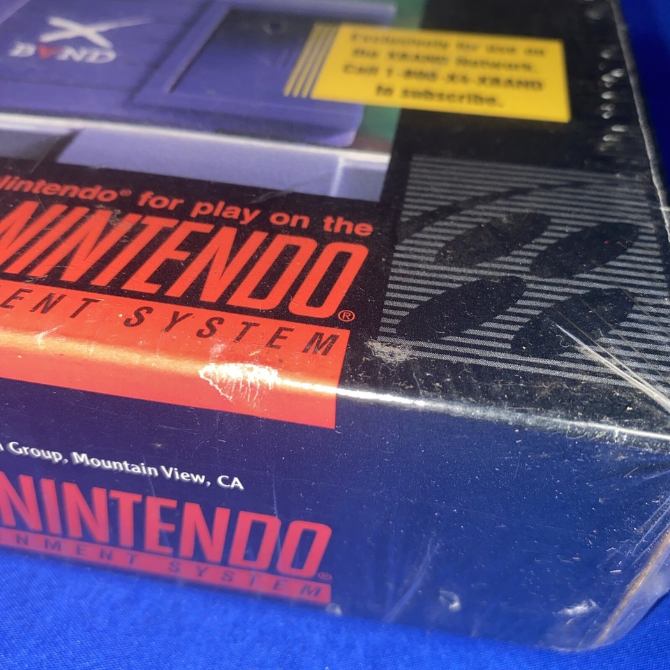 NEW 1991 Super Nintendo XBand X Band Video Game Network Modem SNES RARE ...