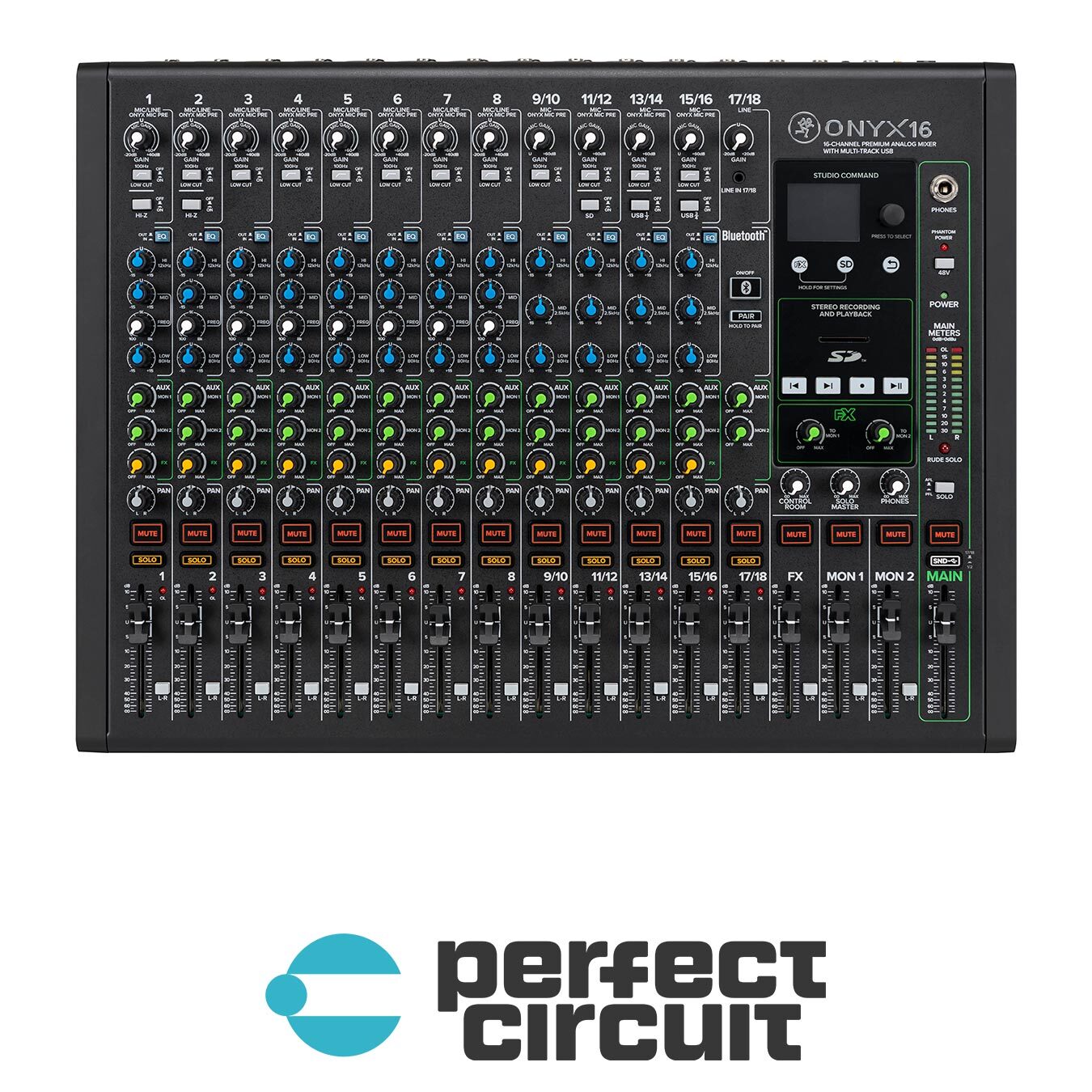 Mackie ONYX16 16-Channel Mixer + Audio Interface PRO AUDIO DEMO PERFECT ...