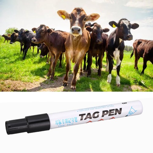 Livestock Ear Tag Marker Pen Black Permanent Ear Tag Marking Pen With ...