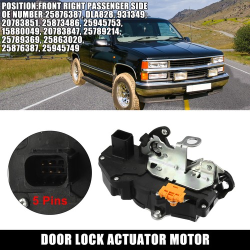 Front Right Door Lock Actuator Motor for Chevrolet Tahoe 2007-2009 ...