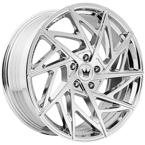 Mazzi 377 Freestyle 18x8 5x120 +35mm Chrome Wheel Rim 18" Inch ...