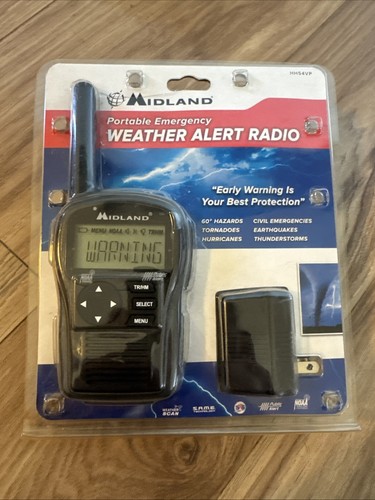 Midland Portable Emergency Weather Alert Radio HH54VP New Sealed | eBay