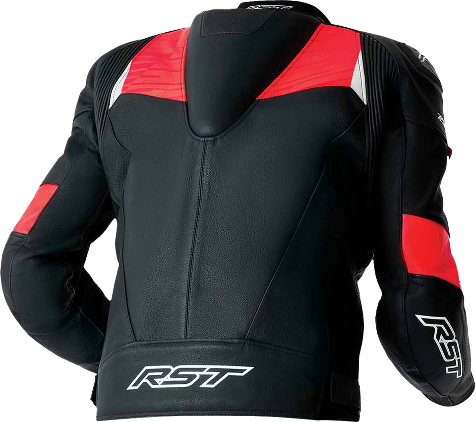 Rst Tractech Evo D3O Jacket Blk/Flo Red Leather Md Jackets | eBay