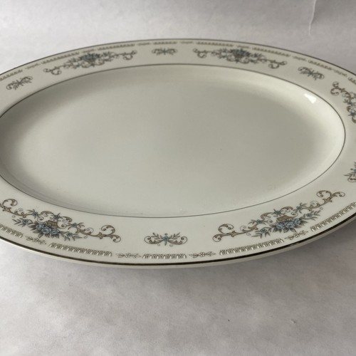 Vintage WADE "Diane" Fine Porcelain China Japan Oval Serving PLATTER 12 ...