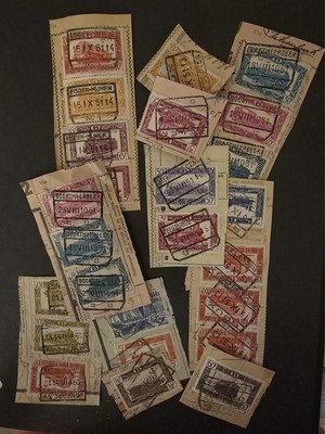 BELGIUM Railway Parcel Post Railroad Stamp Lot on Paper T15362 | eBay