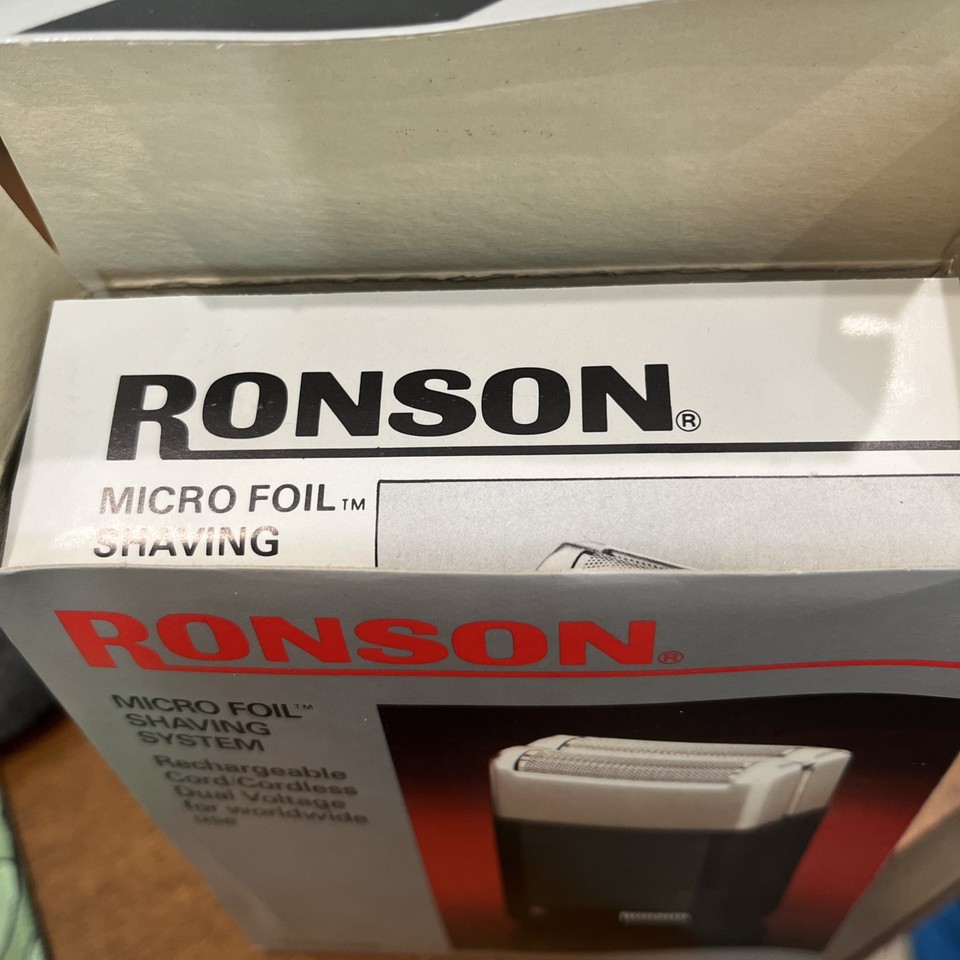 Vintage Ronson Micro Foil Shaving System| Electric Shaver Model RFD-1 ...