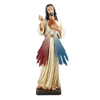 Divine Mercy Statue 24" H Home Or Church Religious Indoor Decor New | eBay