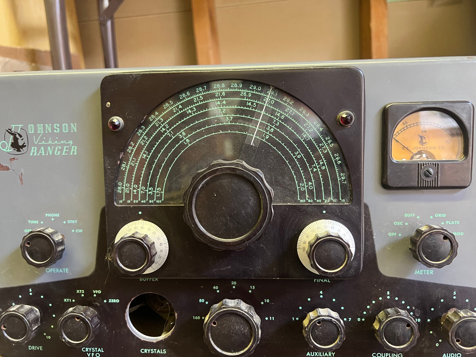 Johnson VIKING RANGER Transmitter HAM Radio Untested | eBay