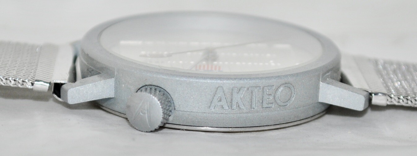 Akteo J.C. Mareschal Silver Animated Football Theme Watch Silver Mesh ...