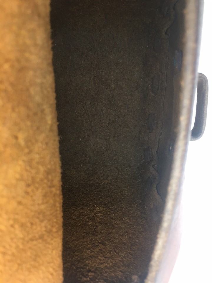 Vintage 60’s,70's Hard Leather Saddle Bucket Shoulder Bag Purse Boho ...