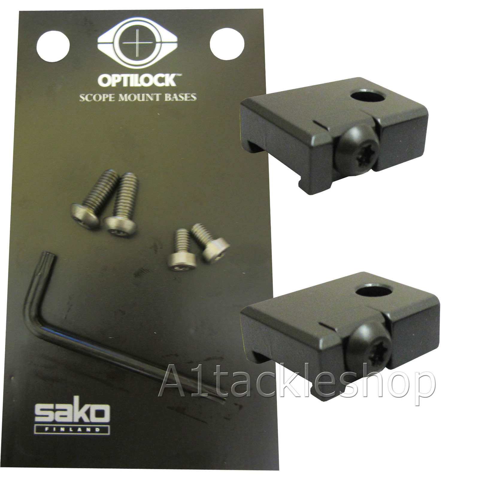 Optilock Base For Sako Rings - Mounts for 75/85/T3/TRG etc - Blued ...