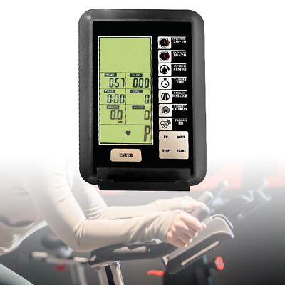 Stationary Bike Computer Device Digital Display Cordless Bicycle ...