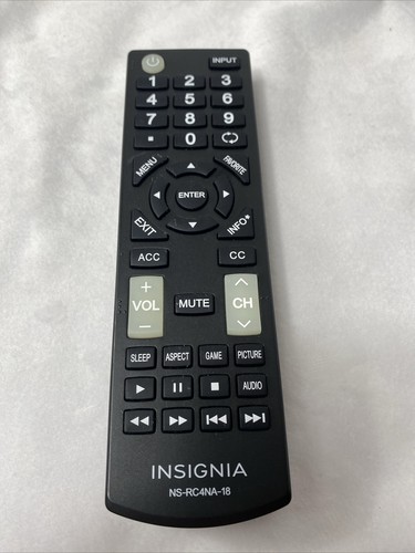 Original Genuine OEM Insignia Remote Control NS-RC4NA-18 for Select ...
