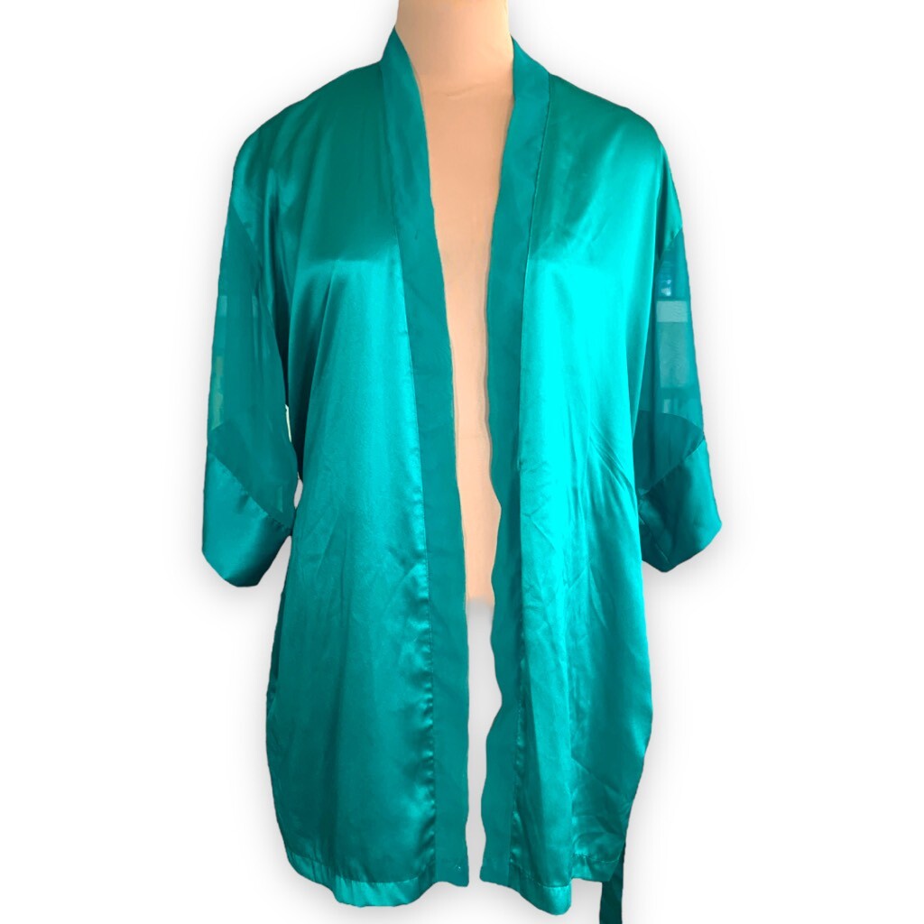 Vintage Victoria’s Secret Robe Collection Emerald Gre… - Gem
