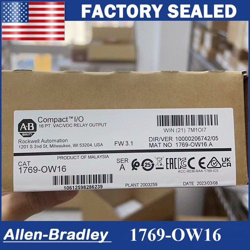Allen-Bradley 1769-OW16 AB CompactLogix Relay Output Module 1769OW16 ...