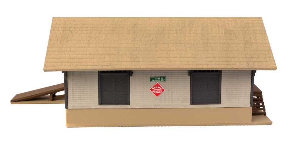 N Scale Walthers Cornerstone 933-3895 Golden Valley Freight House Kit ...
