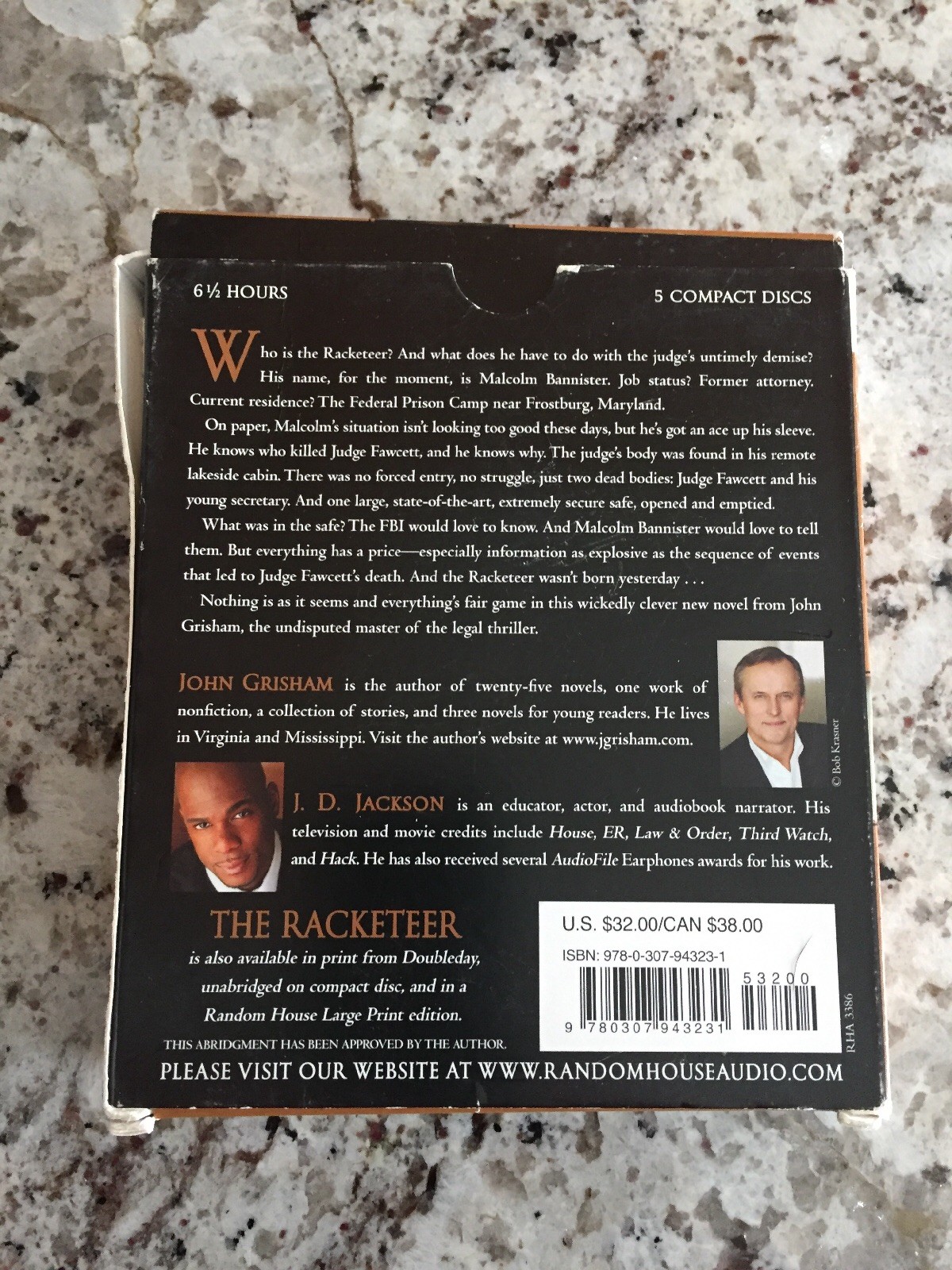 The Racketeer by John Grisham (2012, CD, Abridged) 9780307943231| eBay