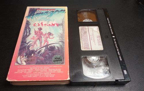 Treasure Of The Amazon (VHS, 1986) Donald Pleasence Vestron Video Rare ...