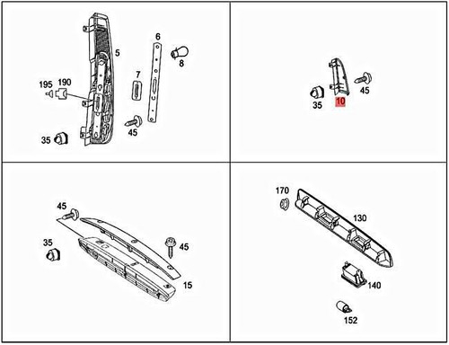 Genuine MERCEDES W639 VITO / MIXTO Box W639 Bus Tail lamp 6398200664 | eBay