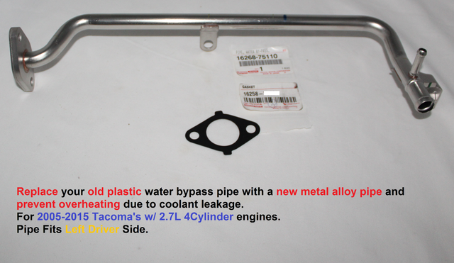 OEM Toyota 1626875110 Pipe Water By-pass No.1 16268-75110 for sale ...