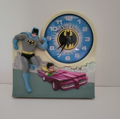 Vintage 1974 Janex Batman & Robin talking alarm clock. Not working | eBay