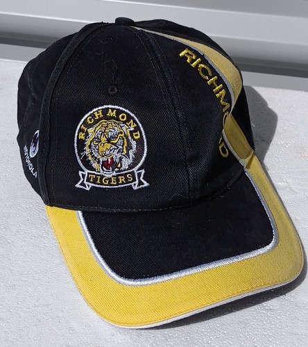 Richmond Tigers Cap 2007 Official VFL/AFL Member Motorola AFG Black ...