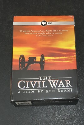 The Civil War, A Film by Ken Burns PBS DVD 6 Disc Set INV-4142 ...