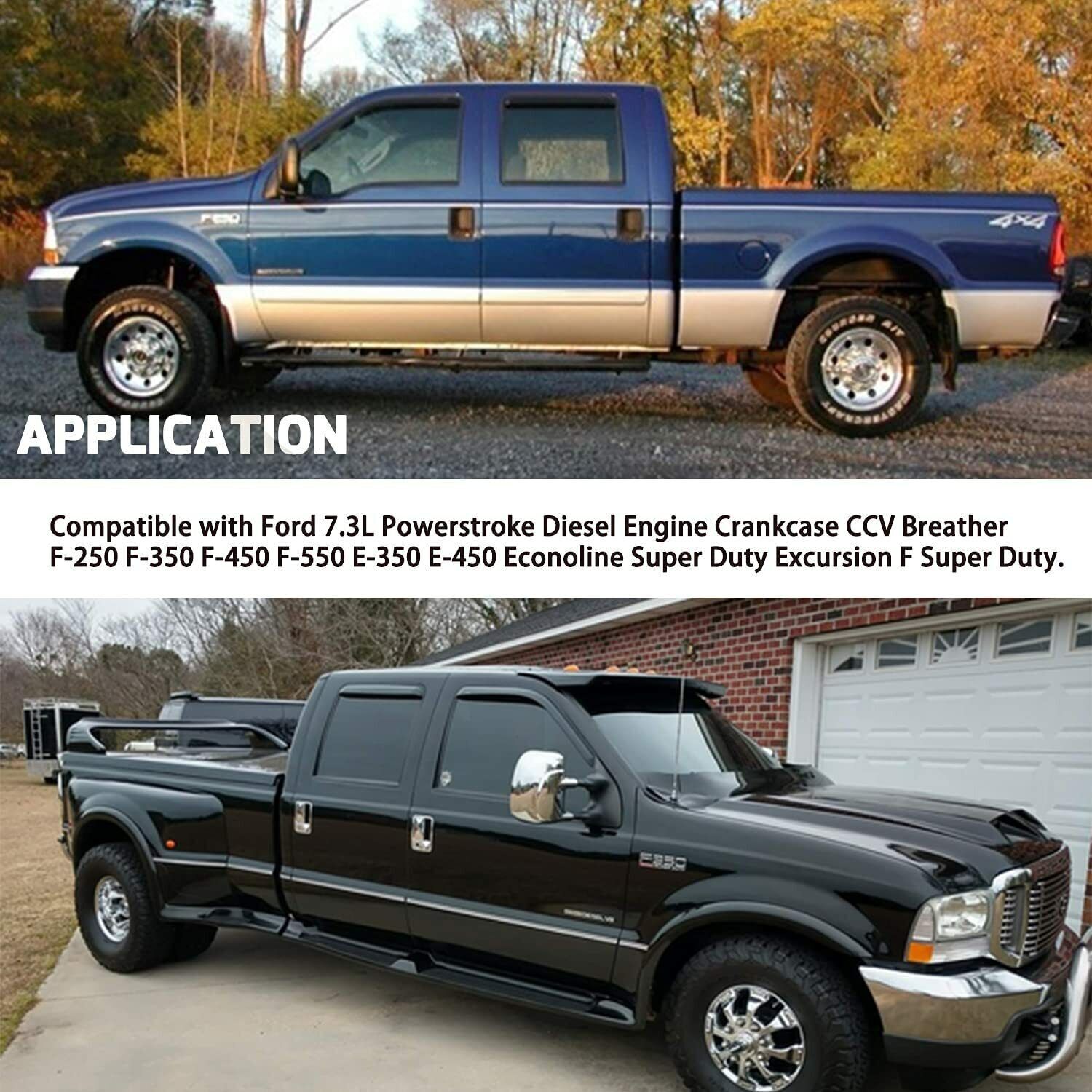 CCV Filter F4TZ-6769-A F4TZ-6769-C Engine Crankcase Vent Valve Seal O ...