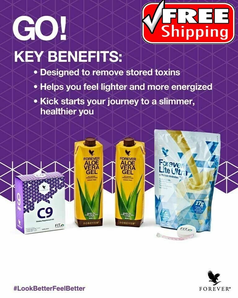 C9 Forever Living Aloe Berry Gel Clean 9 Detox Weight Loss Diet ...