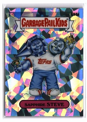 Garbage Pail Kids SAPPHIRE STEVE AN4a (GPK Chrome Series 4) Atomic ...